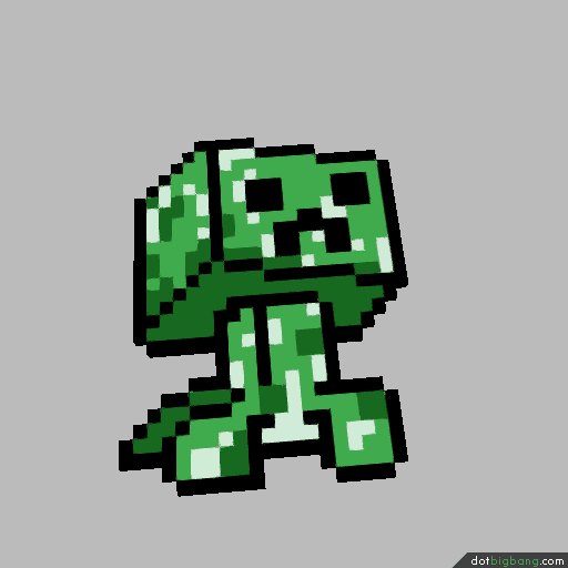 Minecraft Creeper Pixel Art